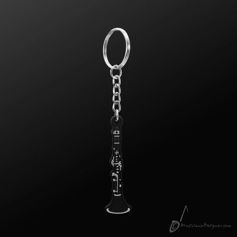 Music Key Ring - Clarinet